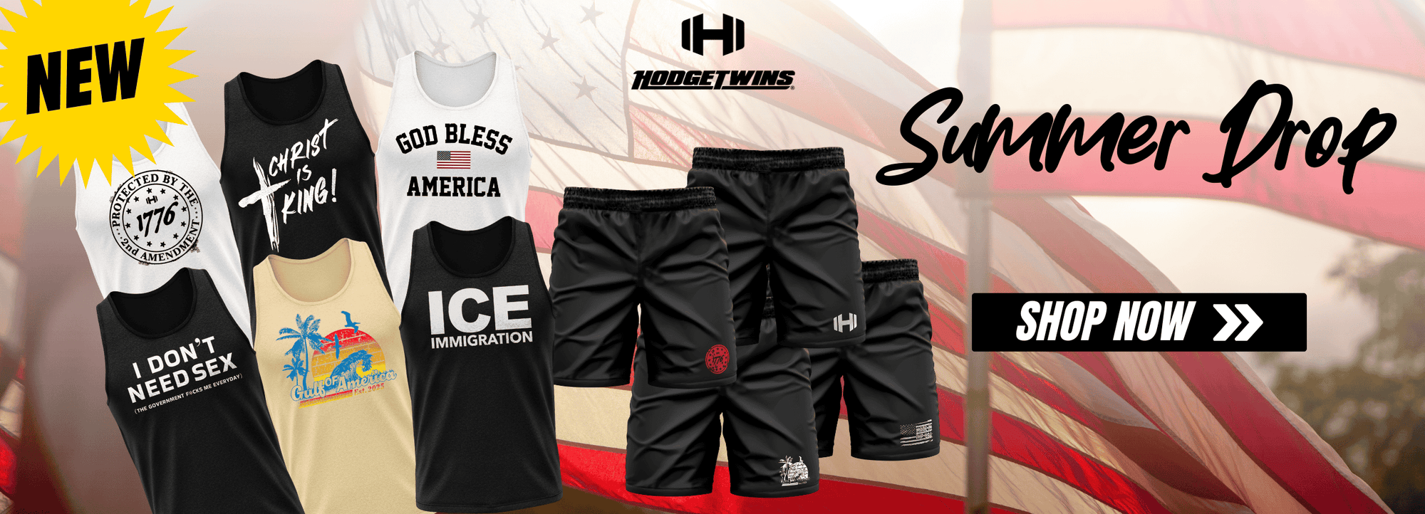 Hodgetwins - Patriotic Apparel, Giveaways, Hoodies, T-Shirts, Hats ...