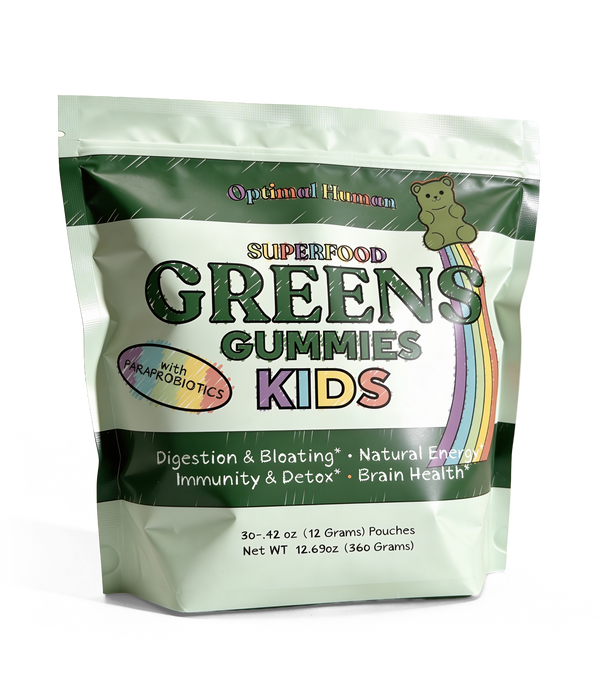Optimal Human - Superfood Greens Gummies - officialhodgetwins