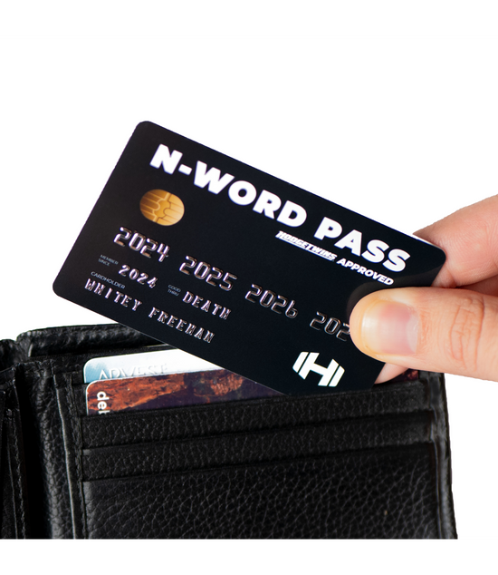 N Word Pass Card Officialhodgetwins