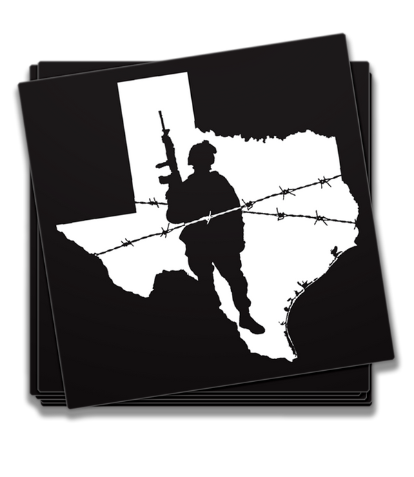Texas Border Soldier Decal - officialhodgetwins