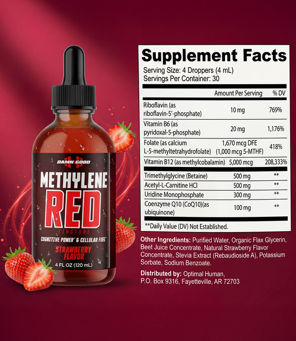 Damn Good™ Methylene Red - 120mL (30 Servings) - officialhodgetwins