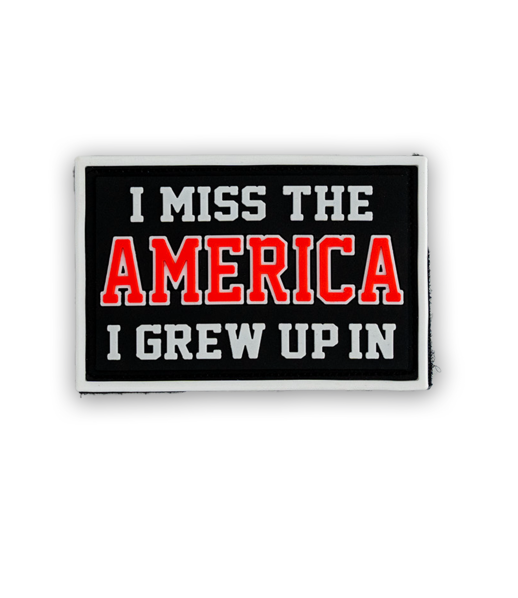 I Miss The America PVC Patch – officialhodgetwins
