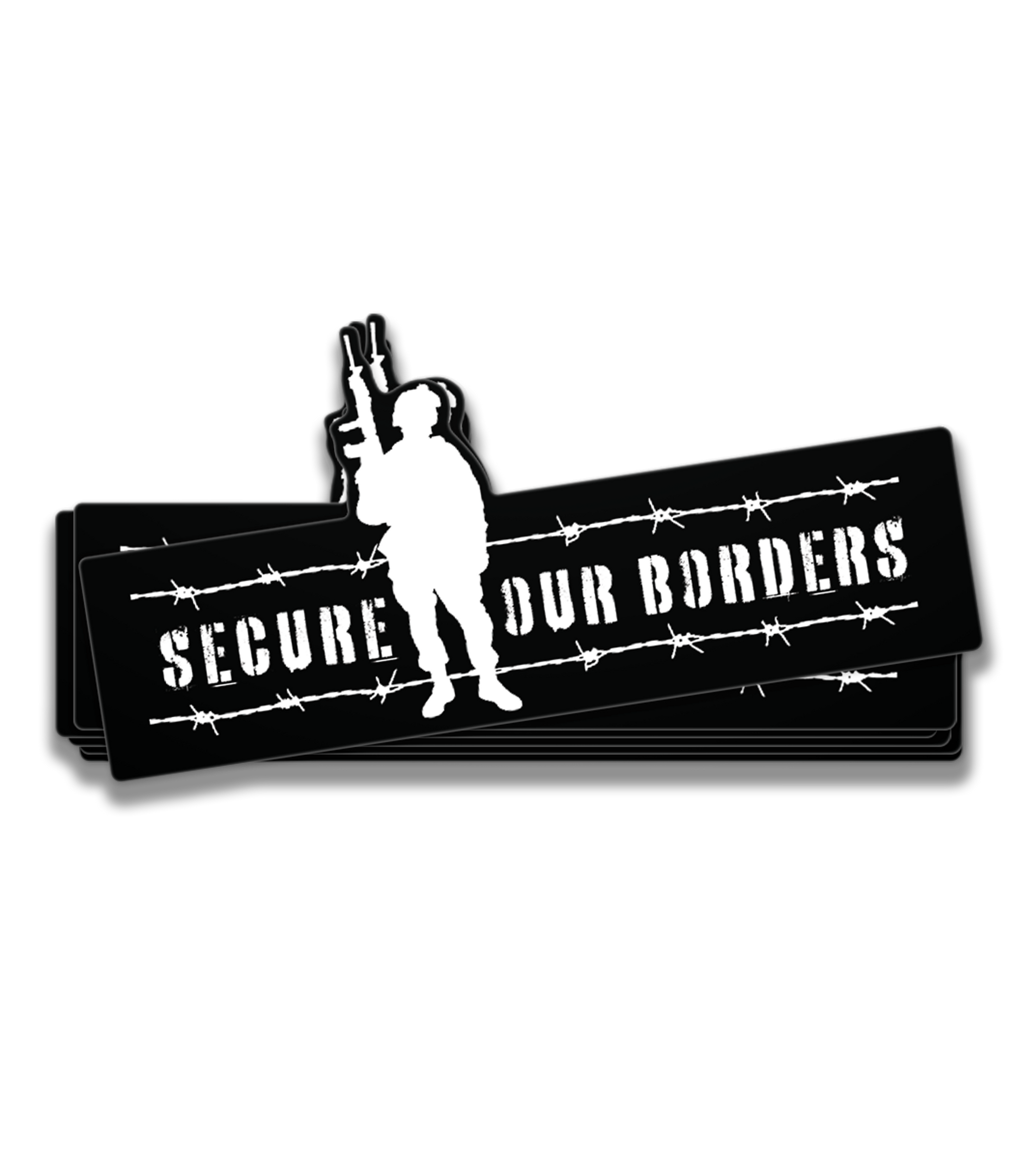 Secure Our Borders Soldier Decal – officialhodgetwins