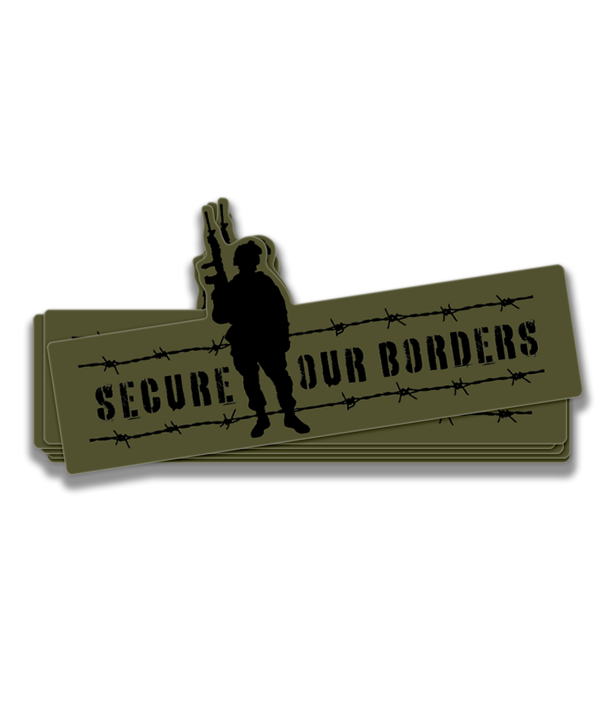Secure Our Borders Soldier Decal – officialhodgetwins
